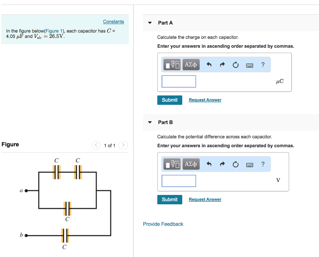 Solved Constants Part A In the figure below(Figure 1), | Chegg.com