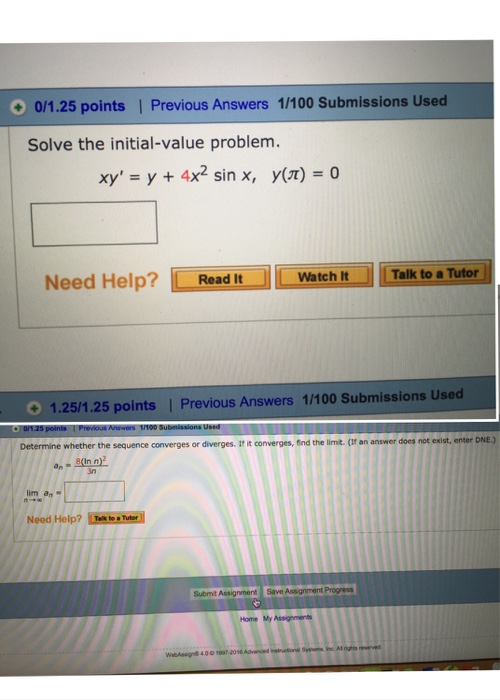 Solved Solve the initial-value problem. xy' = y + 4x^2 sin | Chegg.com