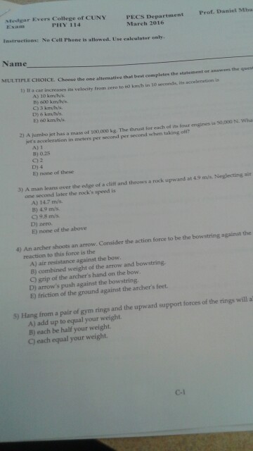 Solved MULTIPLE CHOICE, Choose the one alternative that best | Chegg.com