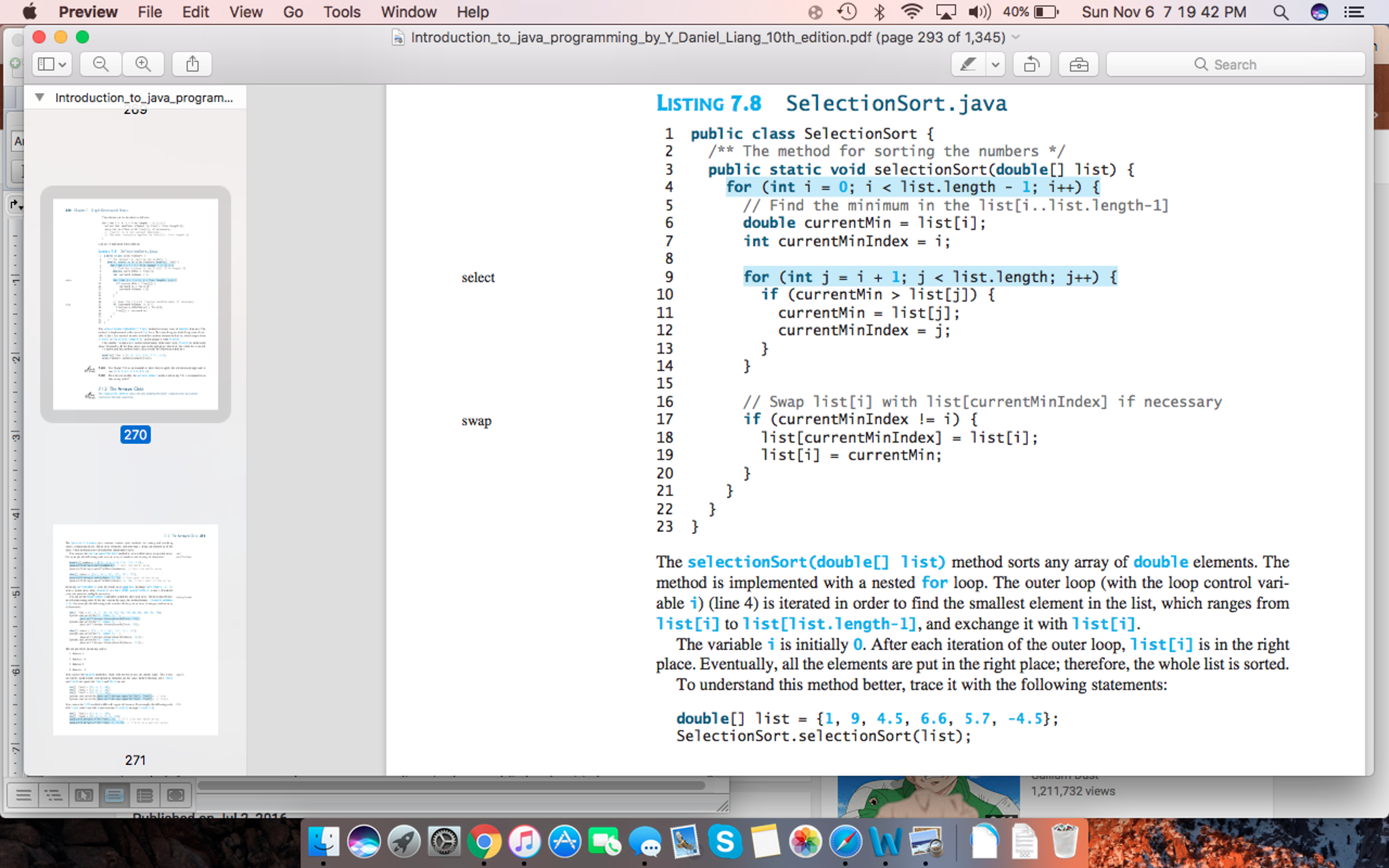 Solved Public Class Selectionsort { The Method For