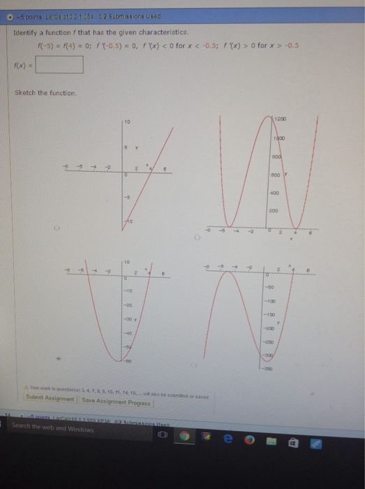 Solved Identify a function f that has the given | Chegg.com
