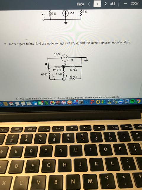 Solved Page v1 612 2. In the figure below, find the node | Chegg.com