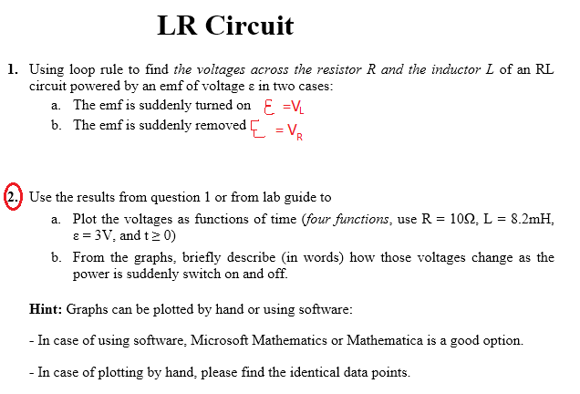 Using loop rule to find the voltages across the | Chegg.com