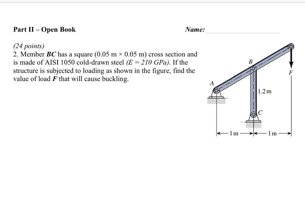 Solved Part II Open Book Name: (24 points) 2. Member BC has | Chegg.com