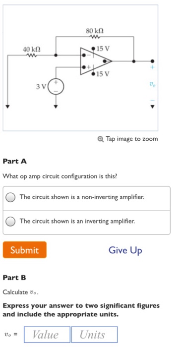 What op amp circuit configuration is this? The | Chegg.com