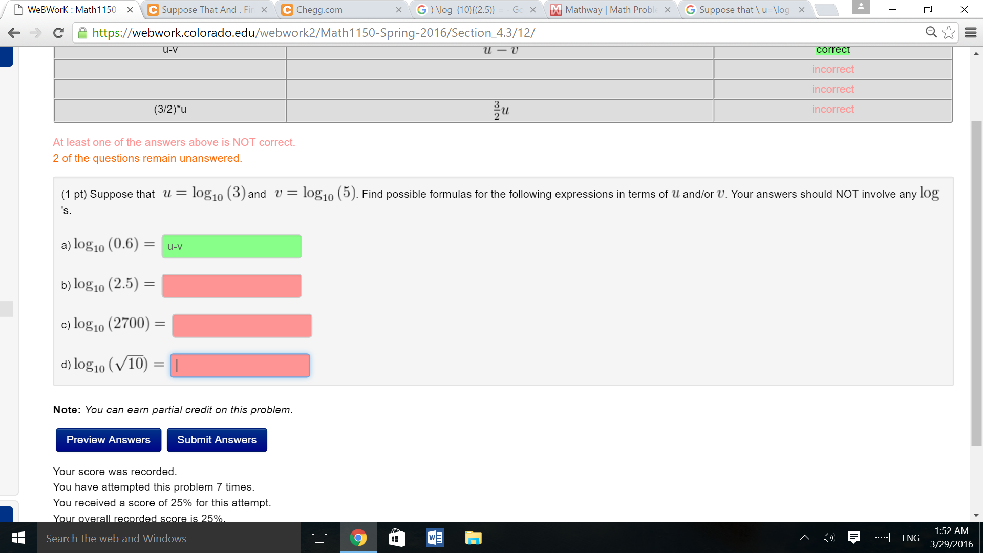 Solved I will rate the best explained answer. Thanks. | Chegg.com