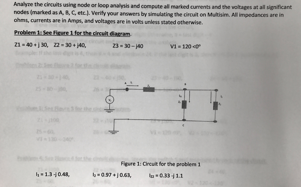 Solved Analyze the circuits using node or loop analysis and | Chegg.com