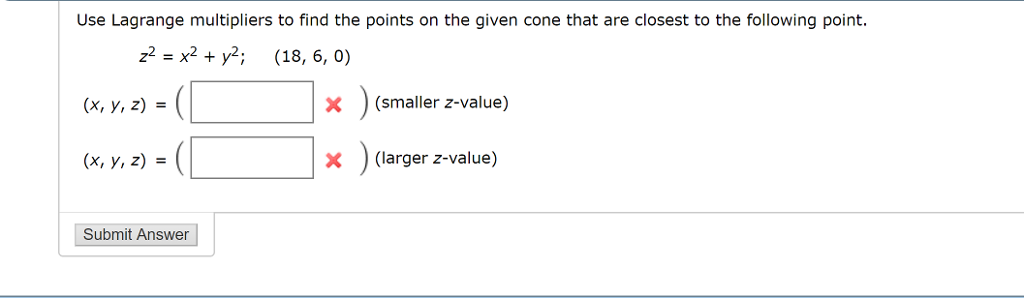 Solved Use Lagrange multipliers to find the points on the | Chegg.com