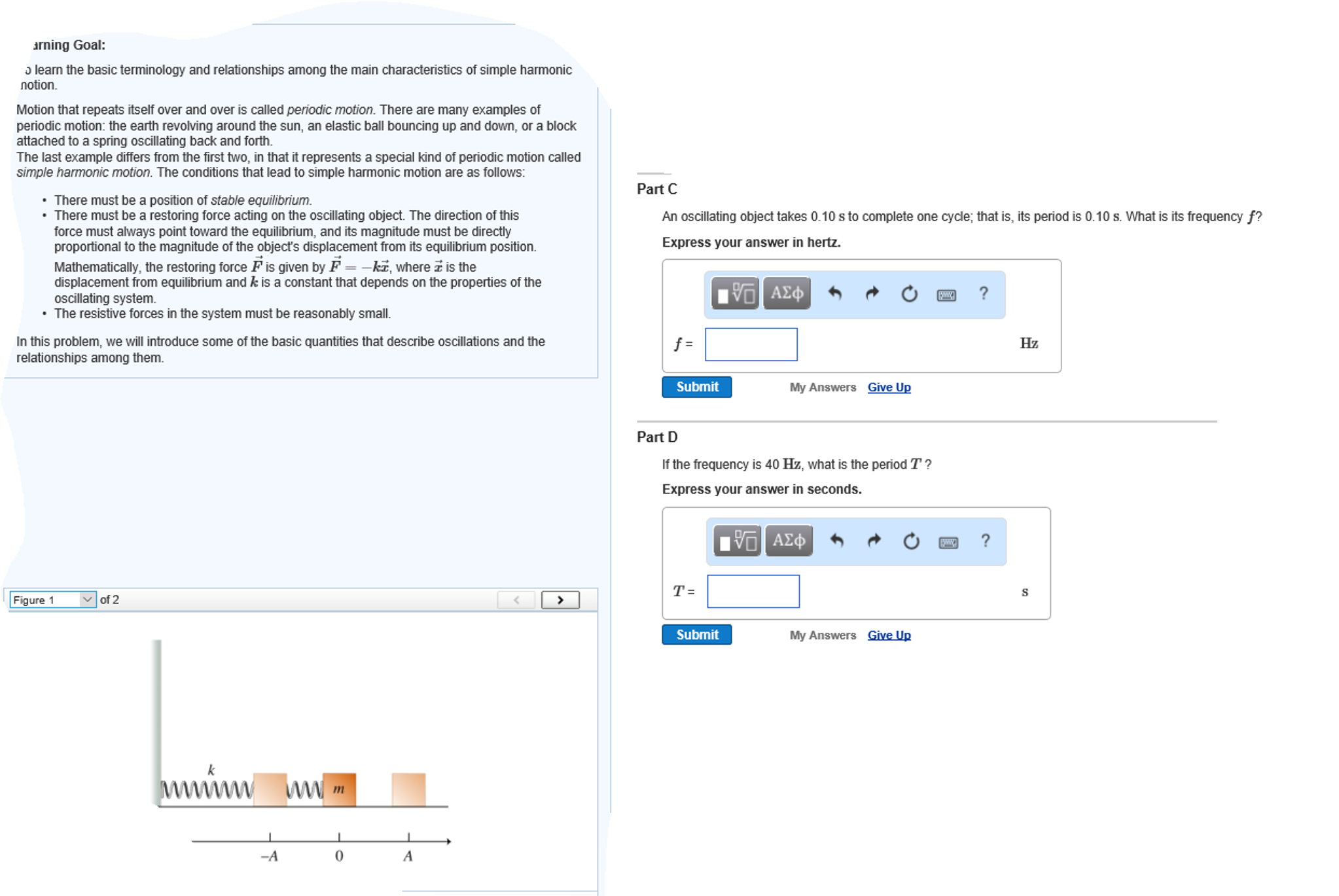 Solved Motion that repeats itself over and over is called | Chegg.com
