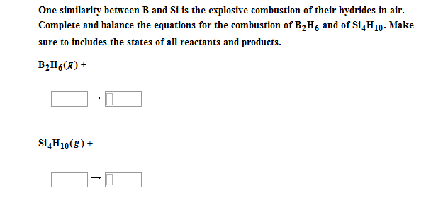 Solved Complete and balance the equations for the combustion | Chegg.com