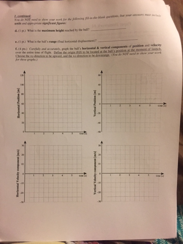 Solved Show your work on free -response questions. Be sure | Chegg.com