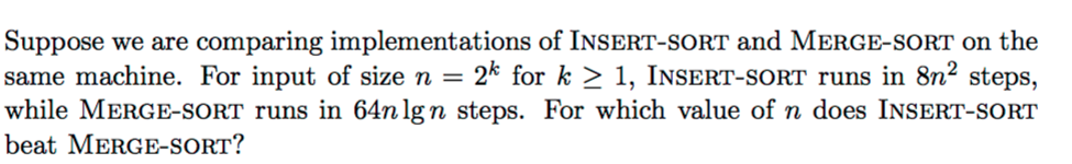 Solved Suppose we are comparing implementation of Insert- | Chegg.com