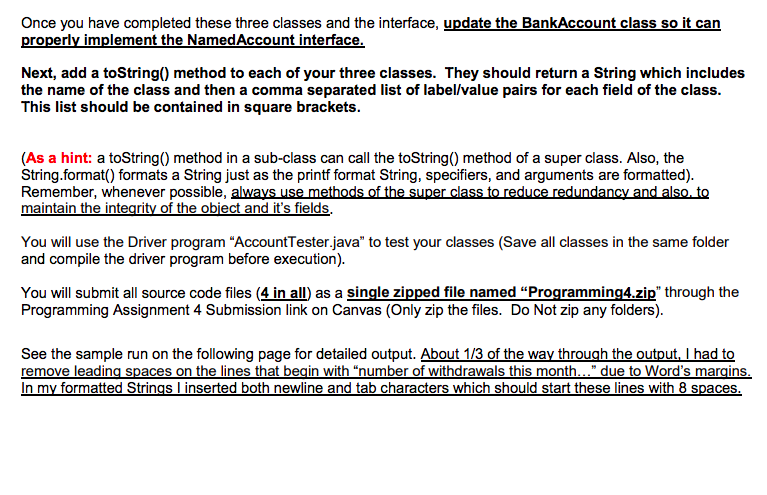 Solved Due: See Programming Assignment 4 link on Canvas The | Chegg.com Solved Due: See Programming Assignment 4 link on Canvas The | Chegg.com