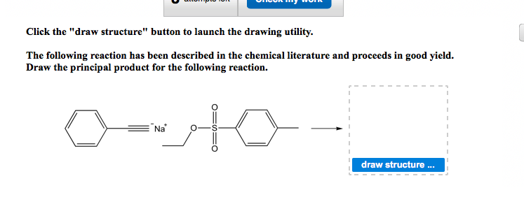 Solved Click the "draw structure" button to launch the | Chegg.com