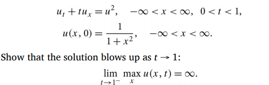 Solved Use the method of characteristics to solve the | Chegg.com