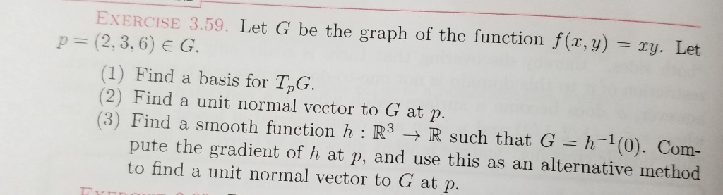 Solved EXERCISE 3.59. Let G be the graph of the function f | Chegg.com