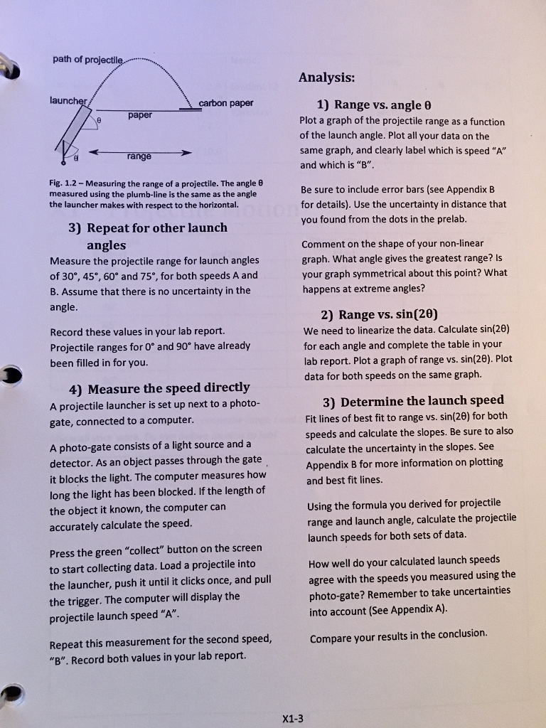 Solved Apparatus: Spring loaded projectile launcher 5/8" | Chegg.com