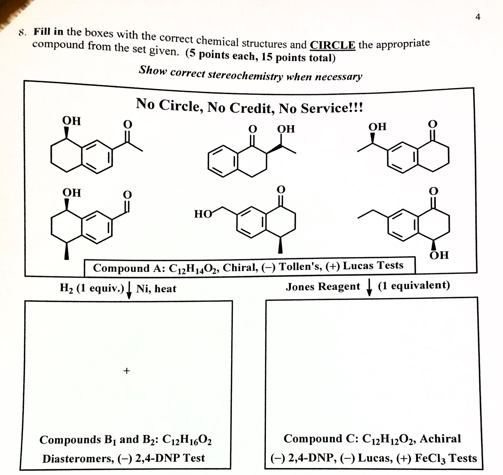 Solved Fill in the boxes with the correct chemical | Chegg.com