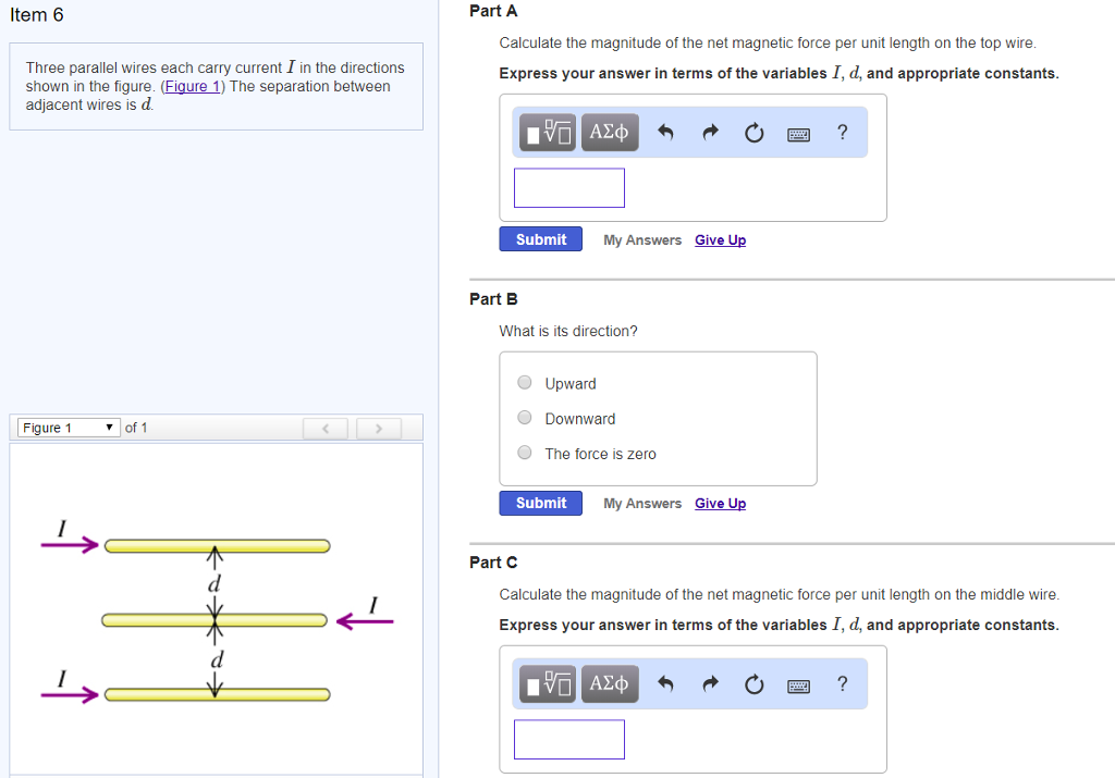 Solved Item 6 Part A Calculate the magnitude of the net | Chegg.com