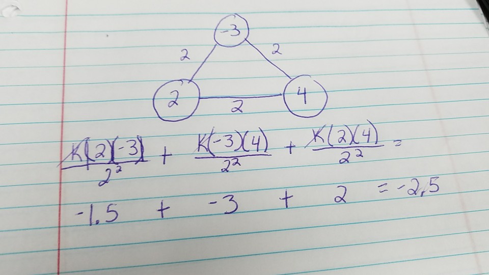 Solved 2. Three particles having charges 2C, -3C and 4C are | Chegg.com