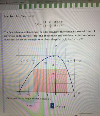 Solved Within the happy fecr-Ximera Exercise. Let fbe given | Chegg.com