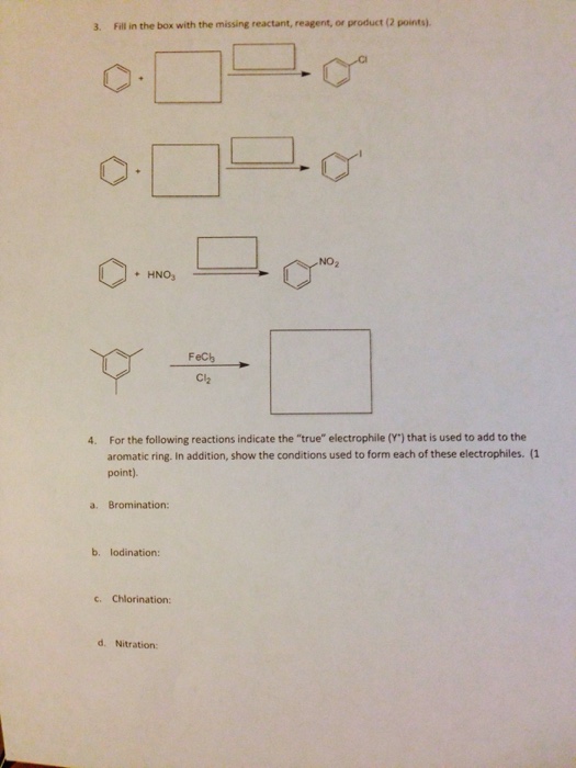 Solved Fill in the box with the missing reactant, reagent, | Chegg.com