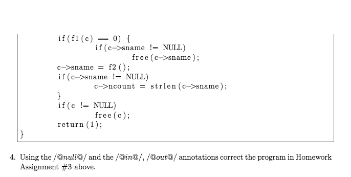 Solved 2. Run the following code with splint and identify | Chegg.com