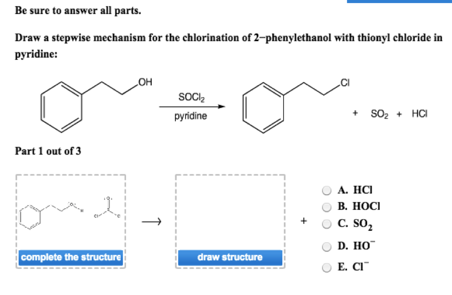 Solved Be sure to answer all parts. Draw a stepwise | Chegg.com