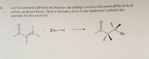 Solved alpha, beta-unsaturated aldehydes and ketones can | Chegg.com