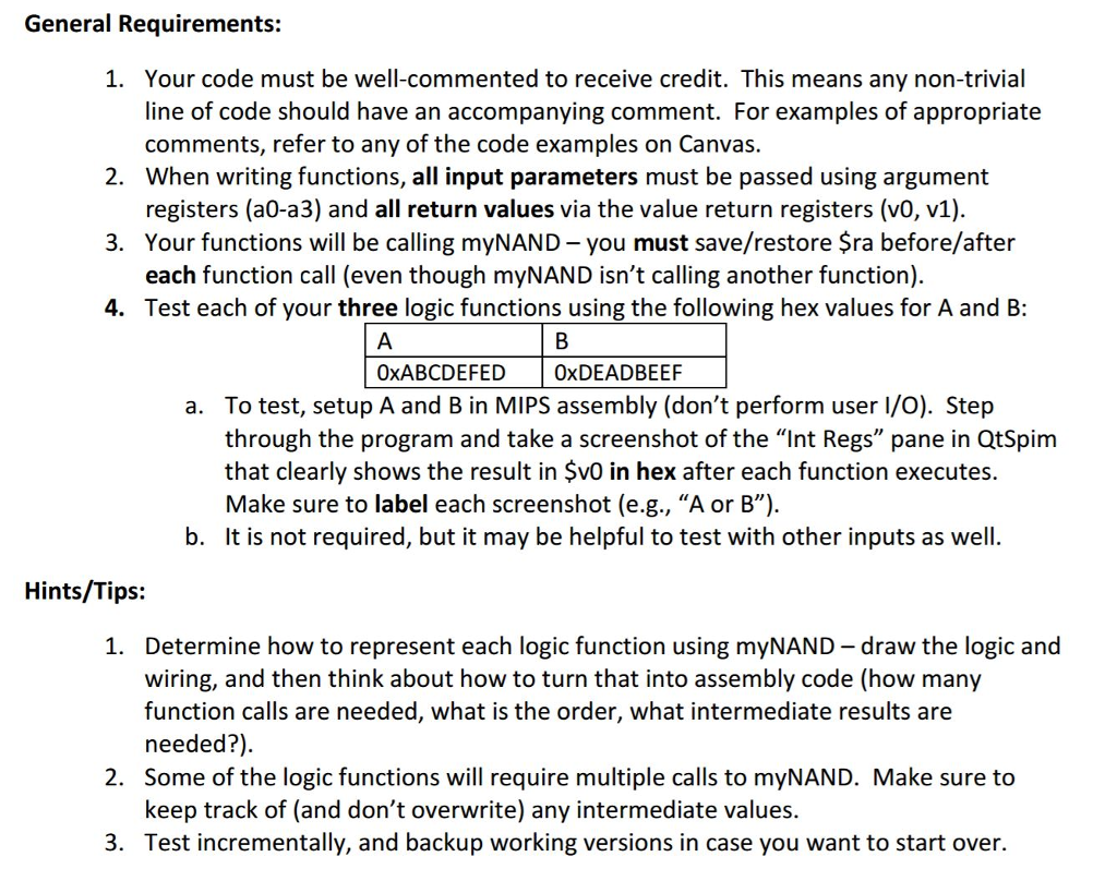 You are to write a program in MiPS assembly for use | Chegg.com