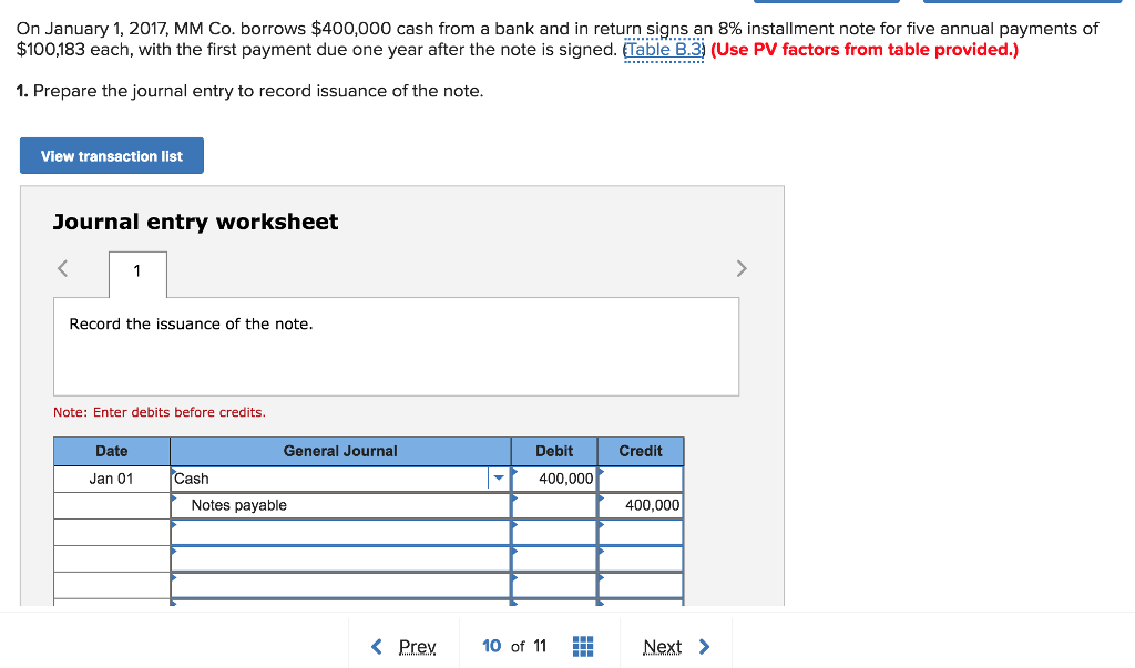 Solved TABLE B.3 Present Value of an Annuity of 1 Rat | Chegg.com