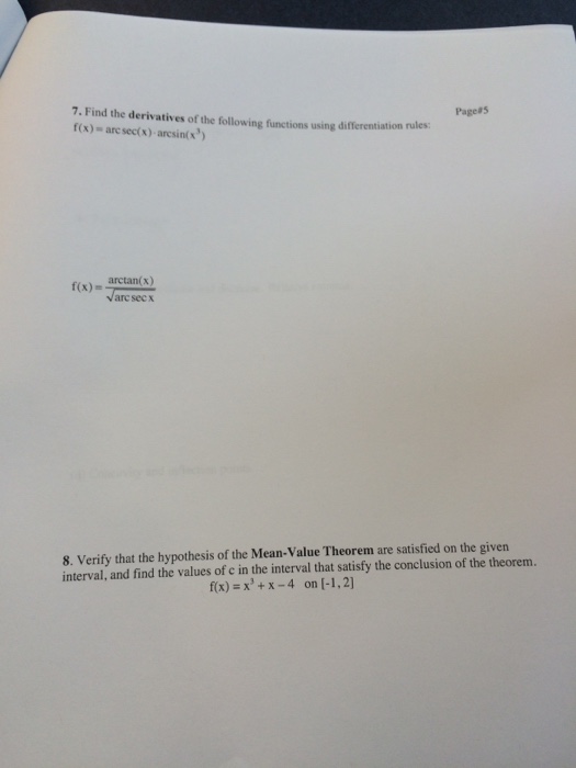 Solved calc help | Chegg.com