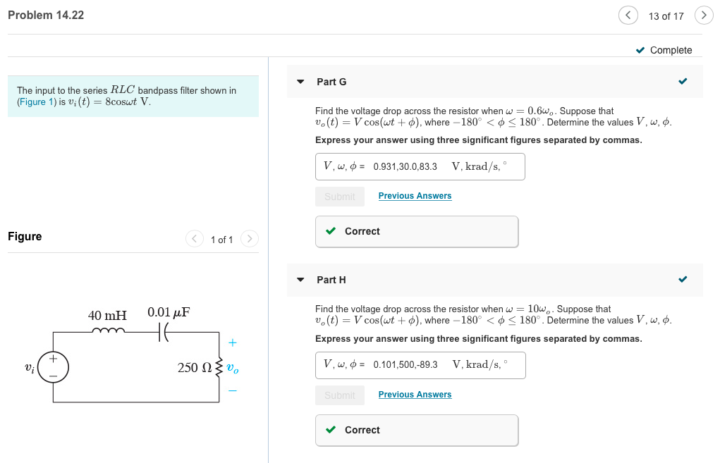 Solved Answer the incorrect( PART G and H) questions below, | Chegg.com