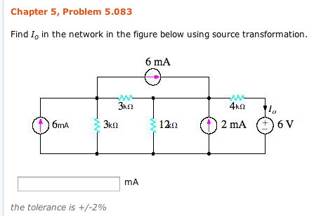 Solved Find Io in the network in the figure below using | Chegg.com