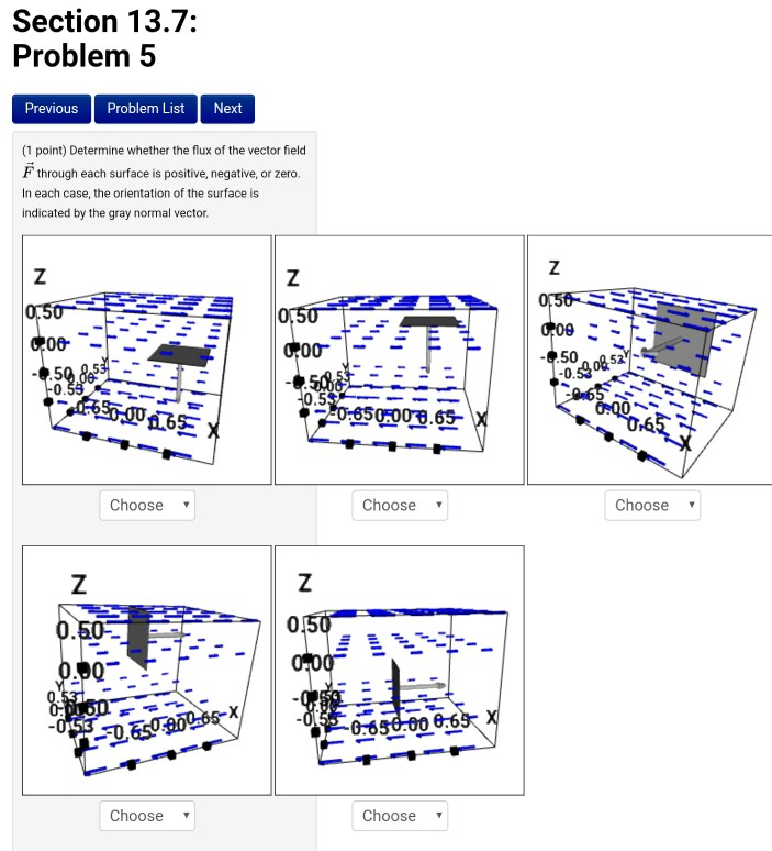 Solved Section 13.7: Problem 5 Previous Problem List Next (1 | Chegg.com