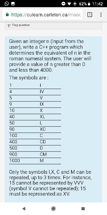 Solved Given an integer n (input from the user), write a C++ | Chegg.com