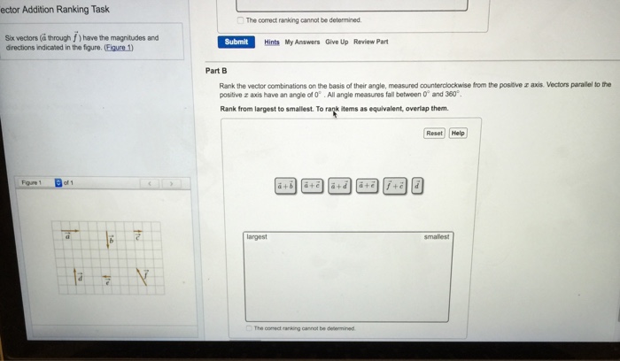 Solved Six vectors (a through f)have the magnitudes and | Chegg.com
