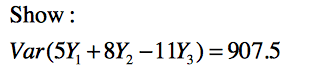 Solved Assume that Y1, Y2, and Y3 are random variables, with | Chegg.com