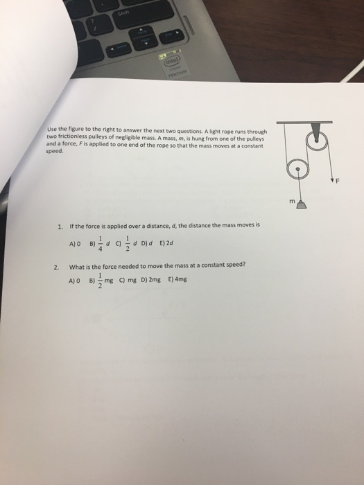 Solved 1) A 50 kg block rests on a horizontal surface. The | Chegg.com