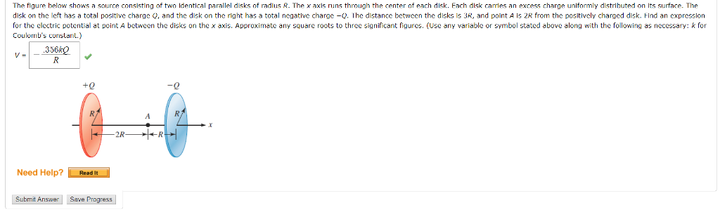 Solved The figure below shows a source consisting of two | Chegg.com