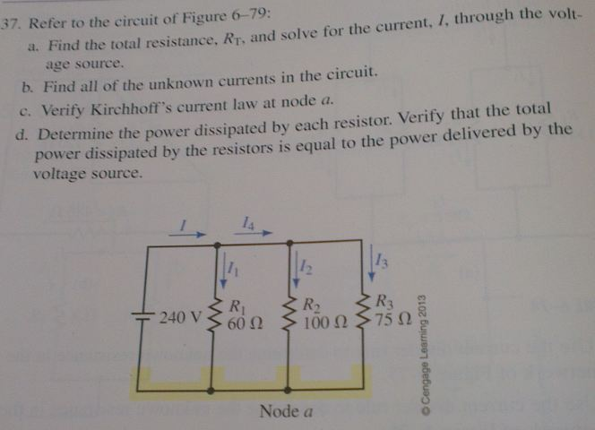 Solved Refer the circuit of Figure 6 - 79: Find the total | Chegg.com