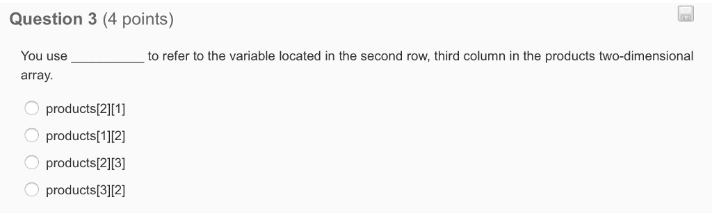 Solved Question 3 (4 points) You use to refer to the | Chegg.com