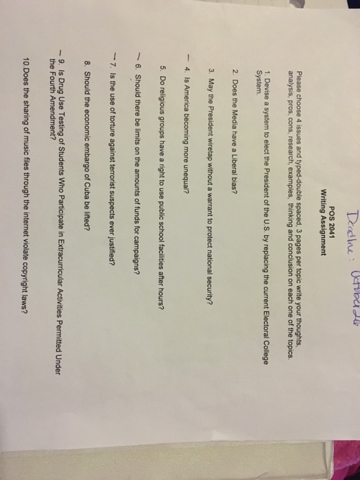 Solved Devise a system to elect the President of the U.S. by | Chegg.com