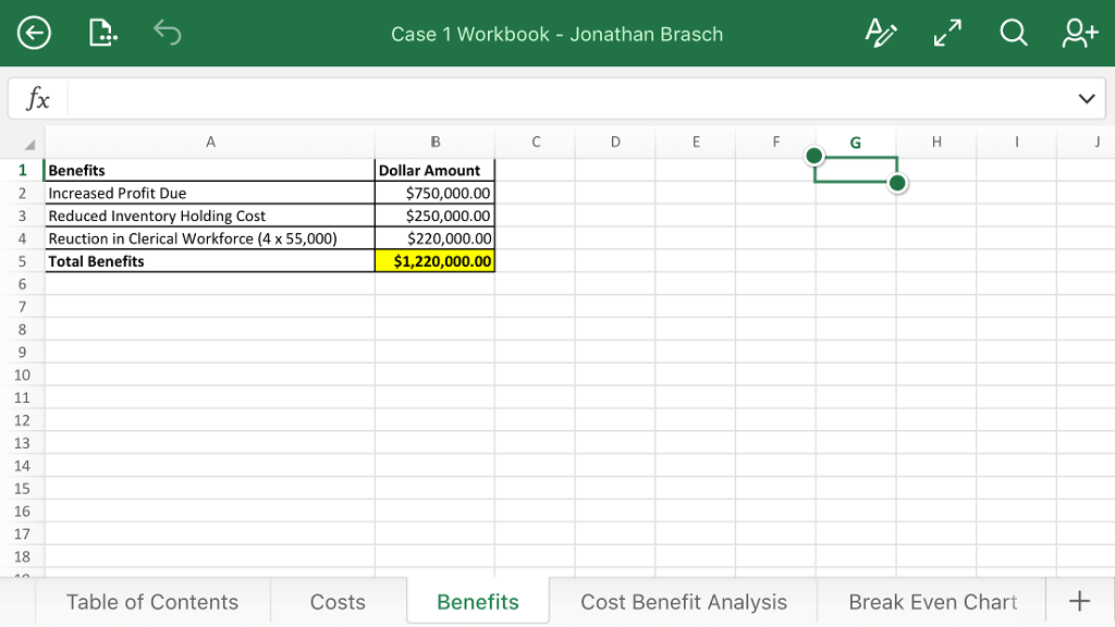 Part 1 Use Excel to create a workbook to perform a | Chegg.com
