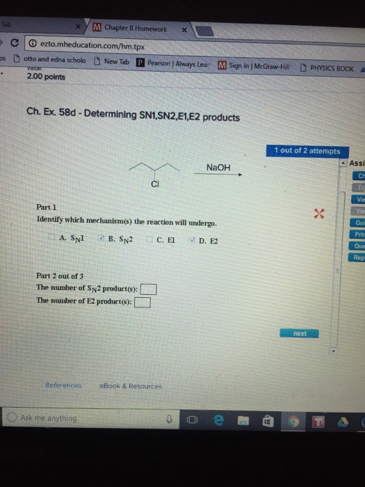 Solved Identify which mechanism(s) the reaction will | Chegg.com