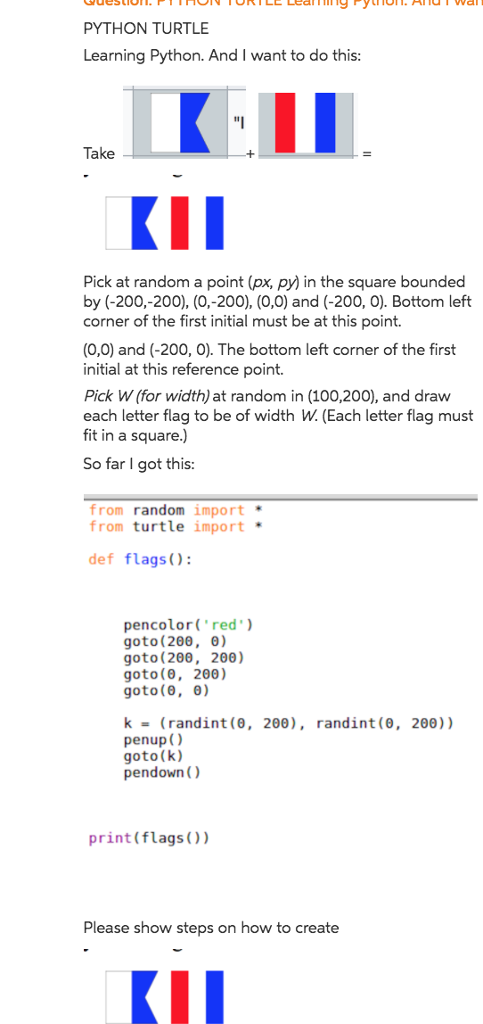 Python - Spam / Solicitation will be directly | Chegg.com