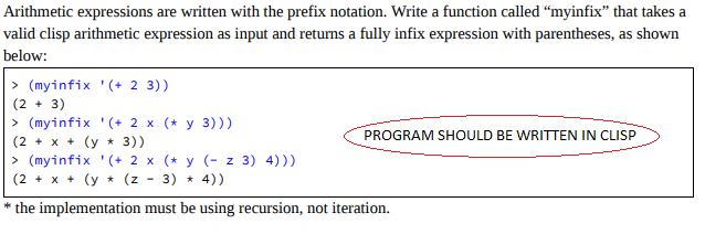 Solved Arithmetic expressions are written with the prefix | Chegg.com