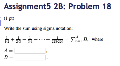 Solved Assignment5 2B: Problem 3 (1 pt) Find the limit of | Chegg.com