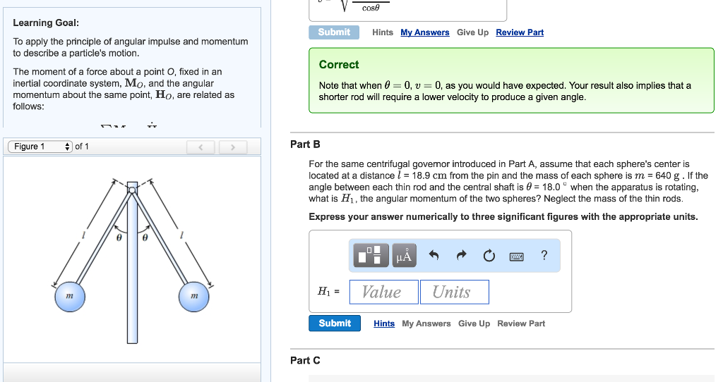 To apply the principle of angular impulse and | Chegg.com