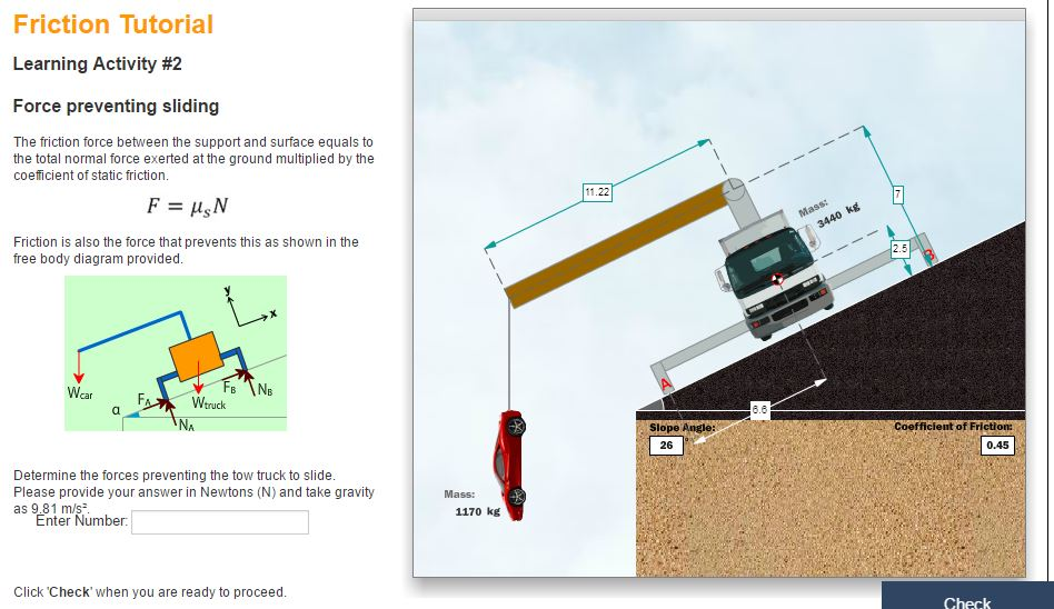 Friction Tutorial: Learning Activity #2: Force | Chegg.com